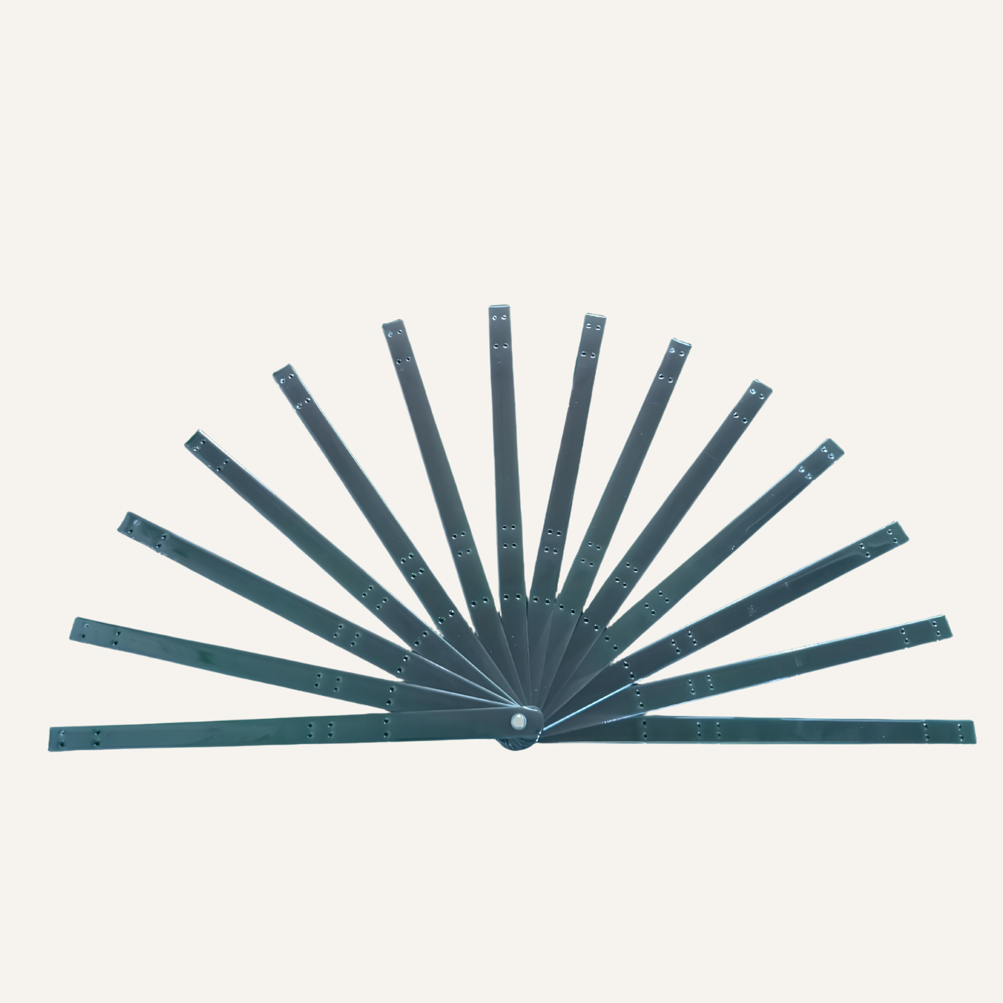 BurlyLuxe Acrylic Feather Fan Staves – Lightweight,Clear& DIY-Friendly